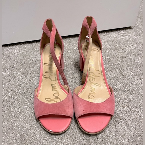 Sam Edelman | Shoes | Sam Edelman Pink Heels | Poshmark